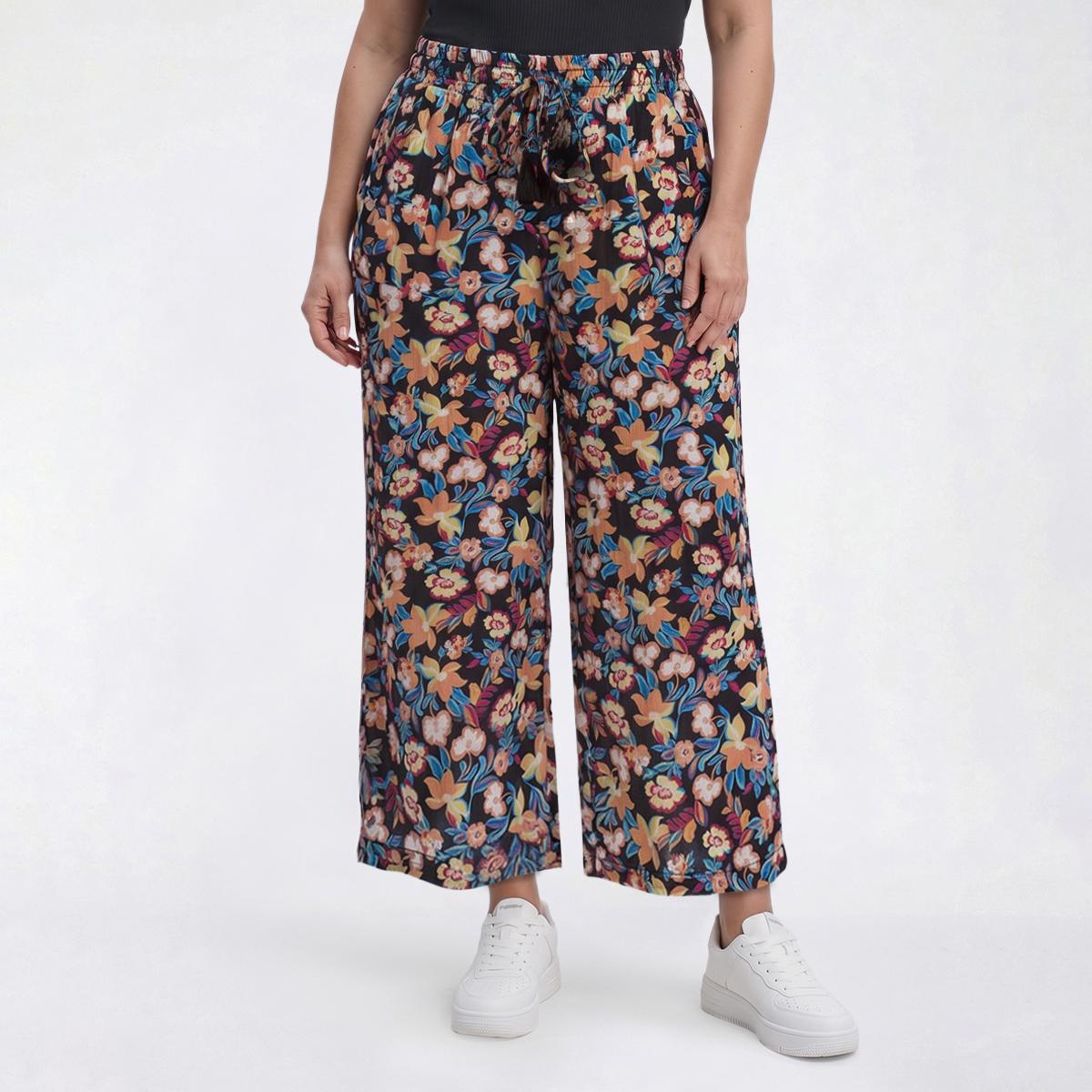 Click here for Plus Size Preswick & Moore(R) Pull On Floral Gauze... prices